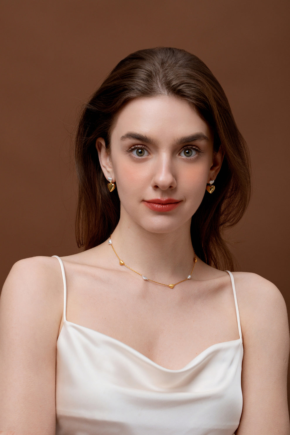 「Amour」Mini Charm Necklace Alternating gold and silver – SUIHE Jewelry